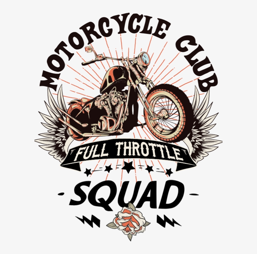 Motorcycle Club - Motorcycle Throttle Designs Logo Transparent PNG ...