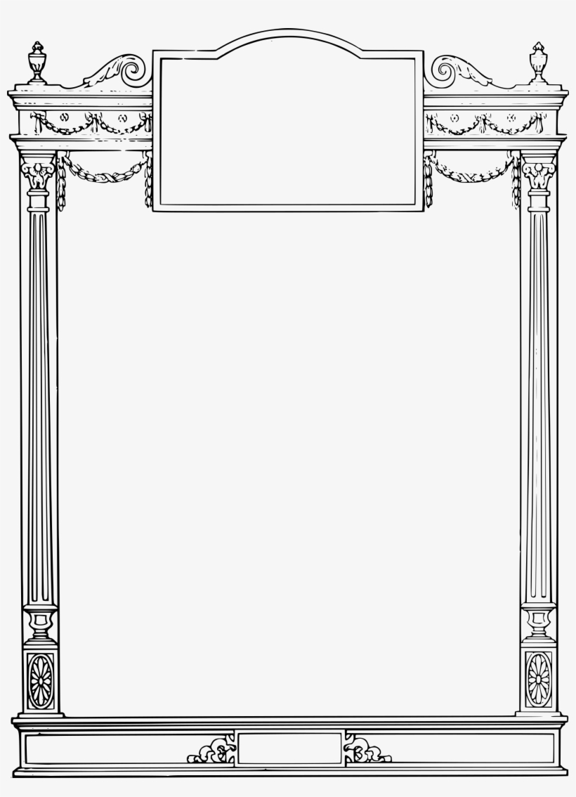 This Free Icons Png Design Of Roman Frame With Frills Transparent PNG ...