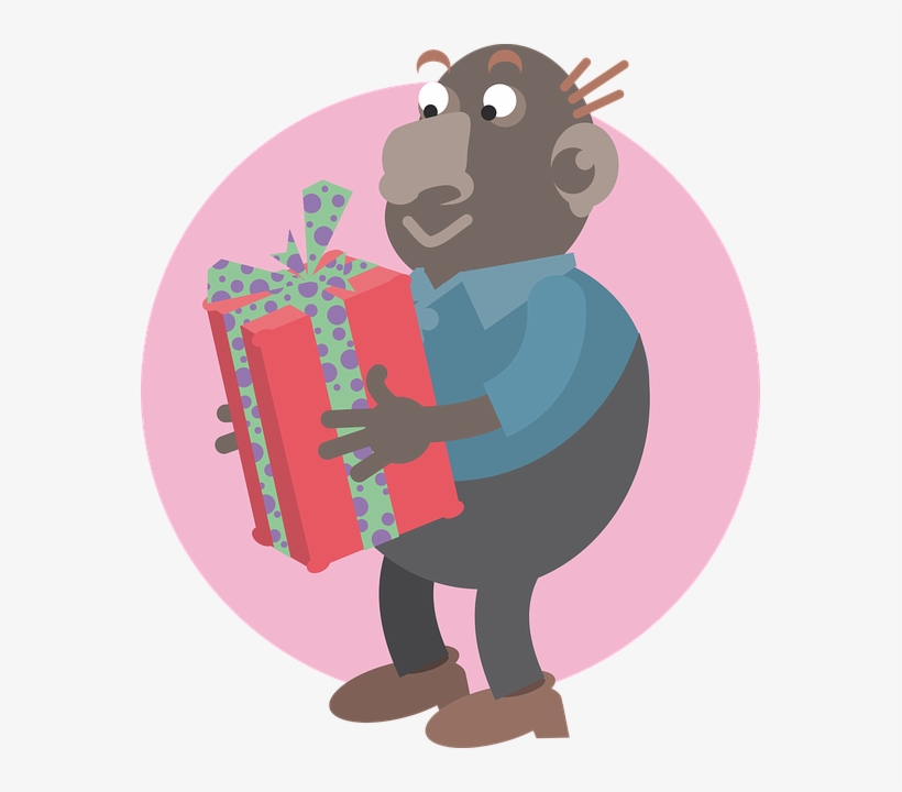 Man, Parcel, Gift, Surprise - Solo Typing Tutor Transparent PNG ...