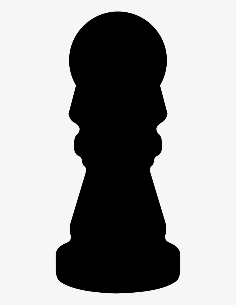 Chess Pawn Black Shape Side View Comments - Александр Блок Силуэт ...