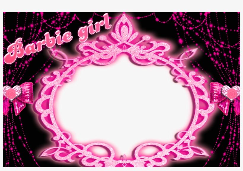 Download Barbie Girl By Writerfairy On Deviantart - Barbie Frames Pink ...