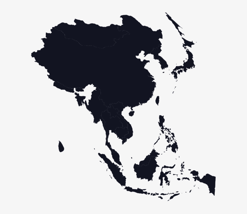Download Map Of Americas - Asian Pacific Map Png - HD Transparent PNG ...