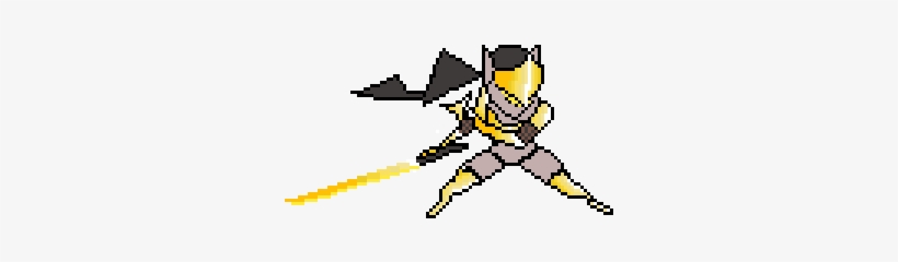 Golden Genji - Pixel Art Overwatch Transparent PNG - 600x300 - Free ...