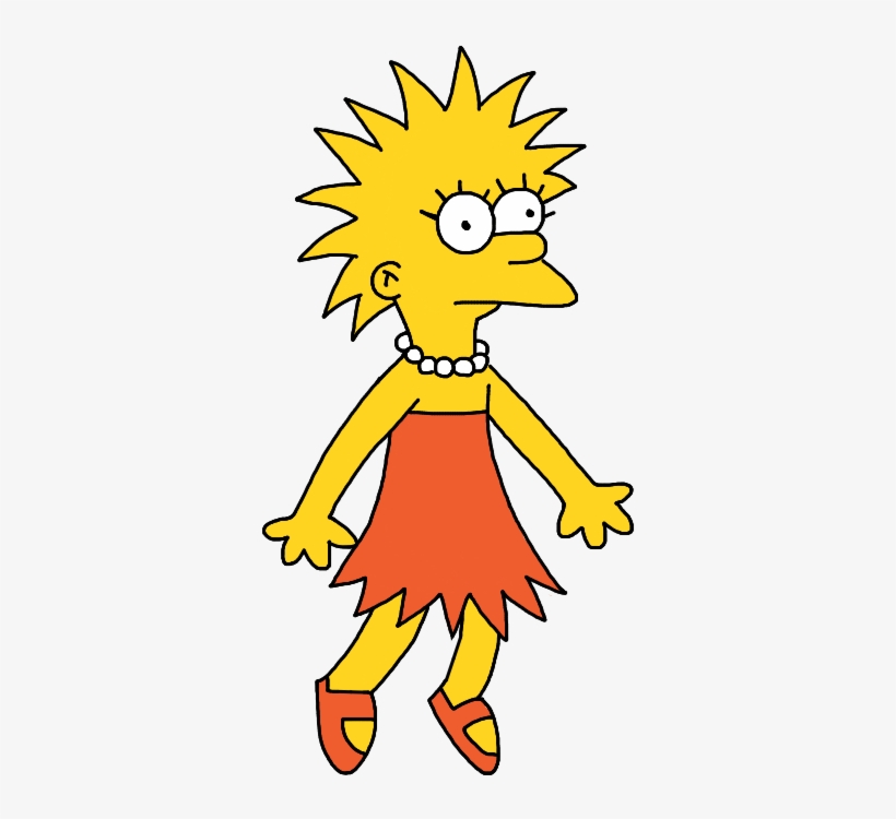 1987 Lisa Simpson - The Simpsons Transparent PNG - 1024x768 - Free ...