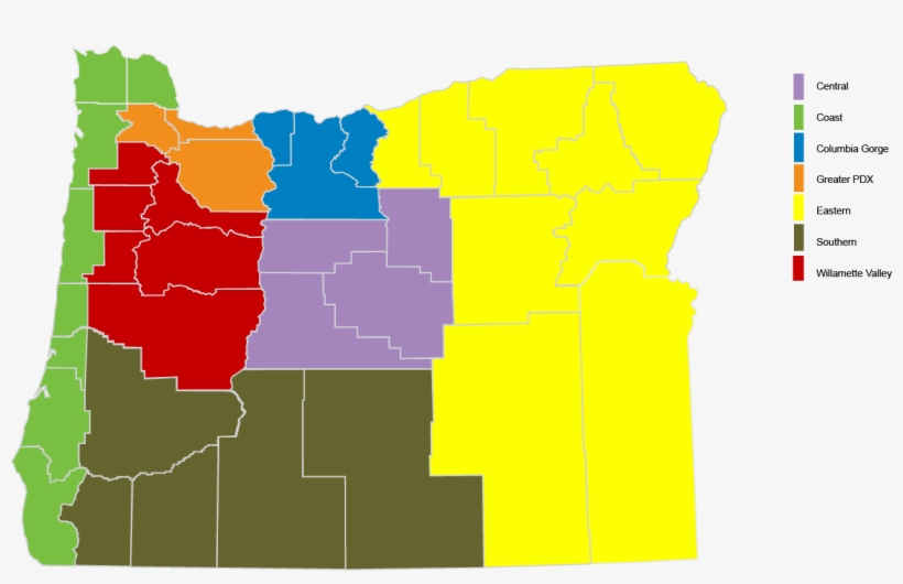 Oregon Regions Transparent PNG - 1294x774 - Free Download on NicePNG