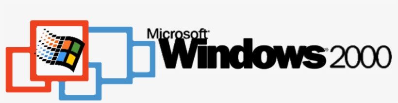 Download Microsoft Windows Logo Transparent - Windows 2000 Logo Png ...