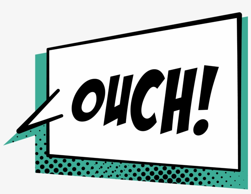 Ouch Ouch - Ouch Comic Transparetn Transparent PNG - 1413x1024 - Free ...