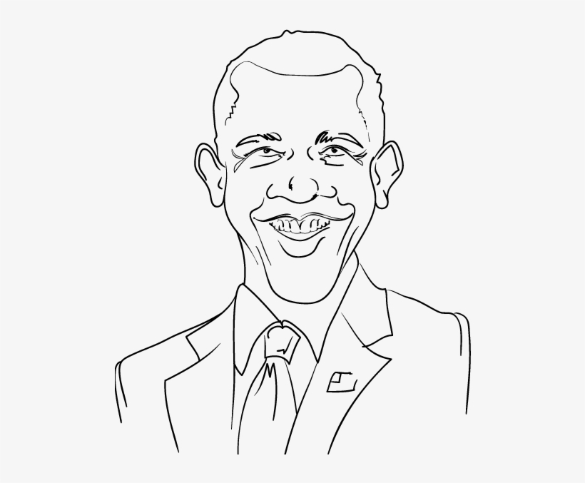 Barack Obama - Cartoon Transparent PNG - 500x700 - Free Download on NicePNG