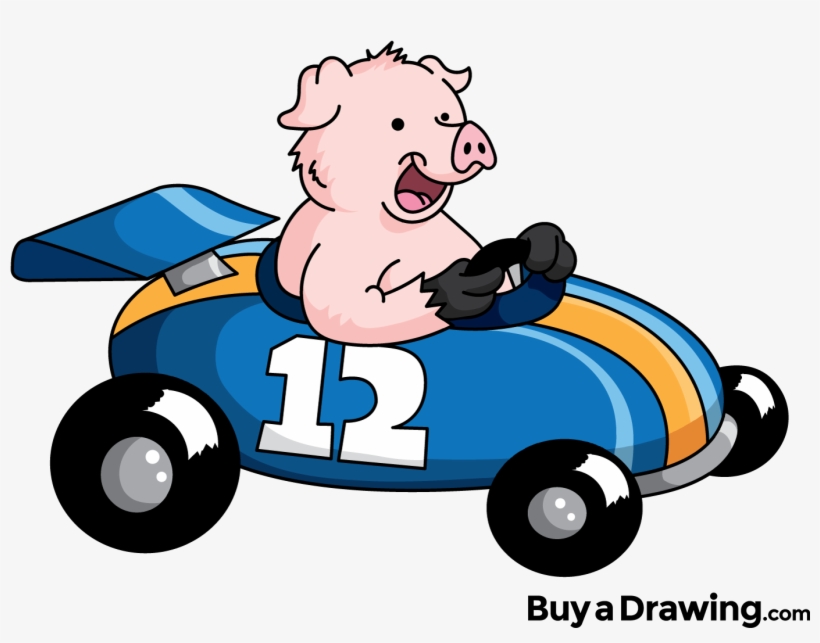 Pig In A Car Transparent PNG - 1500x1115 - Free Download on NicePNG