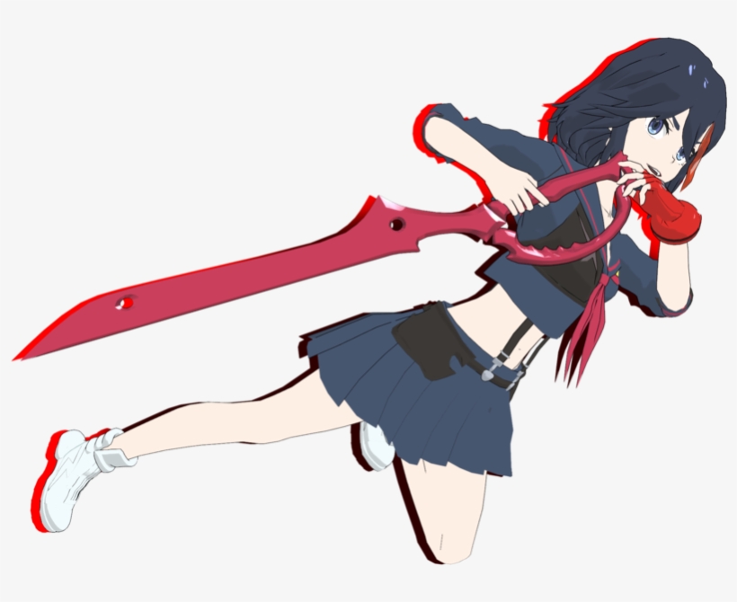 Ryuko Matoi Cartoon Fictional Character Weapon Anime - Ryuko Matoi ...
