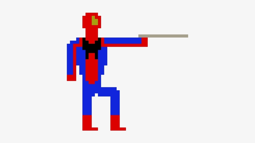 Spooderman - Pixel Art Transparent PNG - 490x460 - Free Download on NicePNG