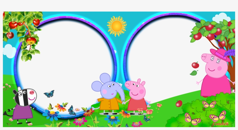Download Molduras Peppa Pig - Tom And Jerry Frames - HD Transparent PNG ...