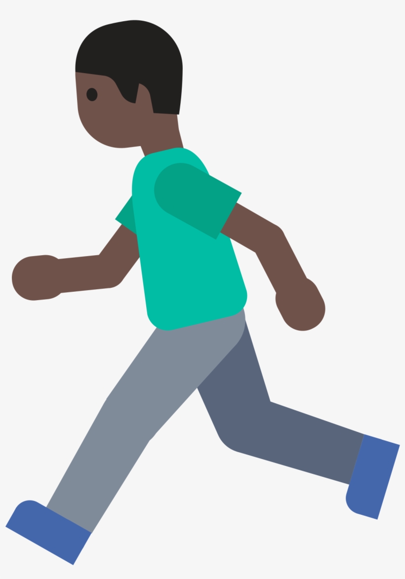 Open - Boy Running Emoji Transparent PNG - 2000x2000 - Free Download on ...