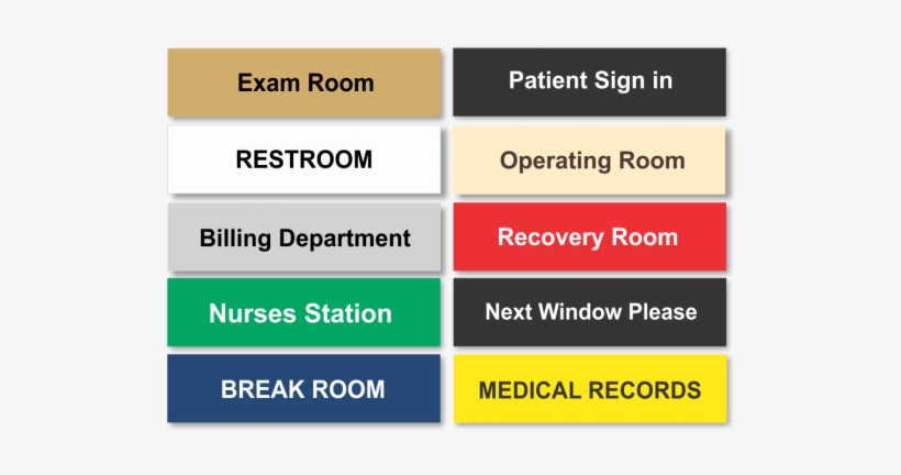 Engraved Medical Office Signs, Office Name Plates And - Windows Medical ...