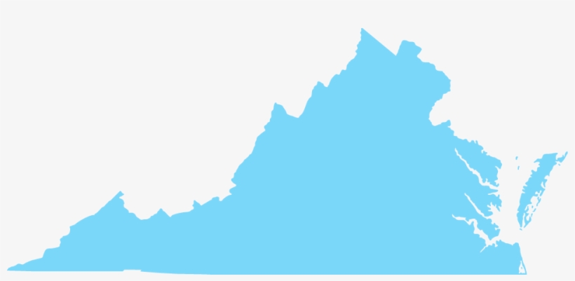 Virginia Map - Virginia Vector Transparent PNG - 960x423 - Free ...
