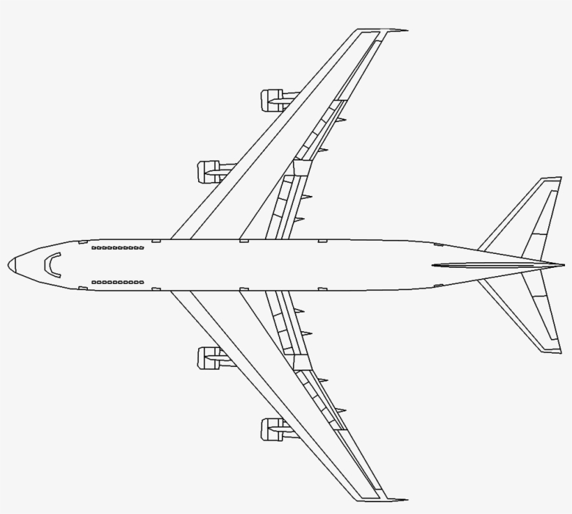 3d Viewview - Boeing 747 3 View Transparent PNG - 1000x1000 - Free ...