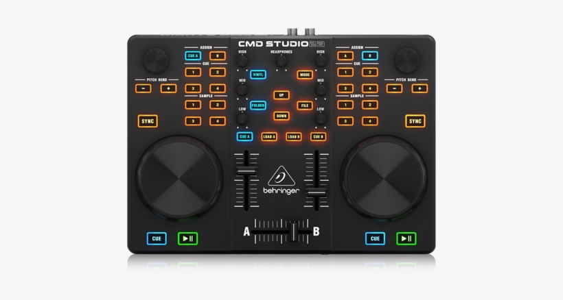 Download Complete Dj Setup In A Box Including Dual Deck Dj Controller - Behringer Cmd Studio 2a ...