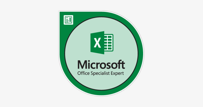 Microsoft Office Specialist Excel Transparent PNG - 352x352 - Free Download on NicePNG