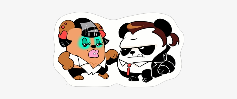 Viber Sticker «misha And Masha 2» - Cartoon Transparent PNG - 490x317 ...