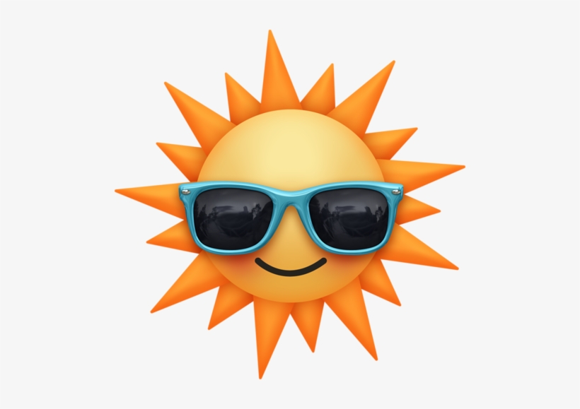 Smiley - Sunshine With Shades Transparent PNG - 500x499 - Free Download ...