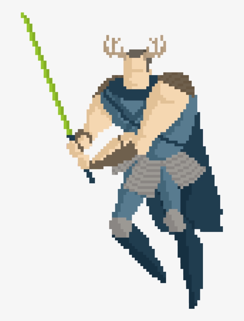 Samurai/archer Progress - 8 Bit Death Animation Transparent PNG ...
