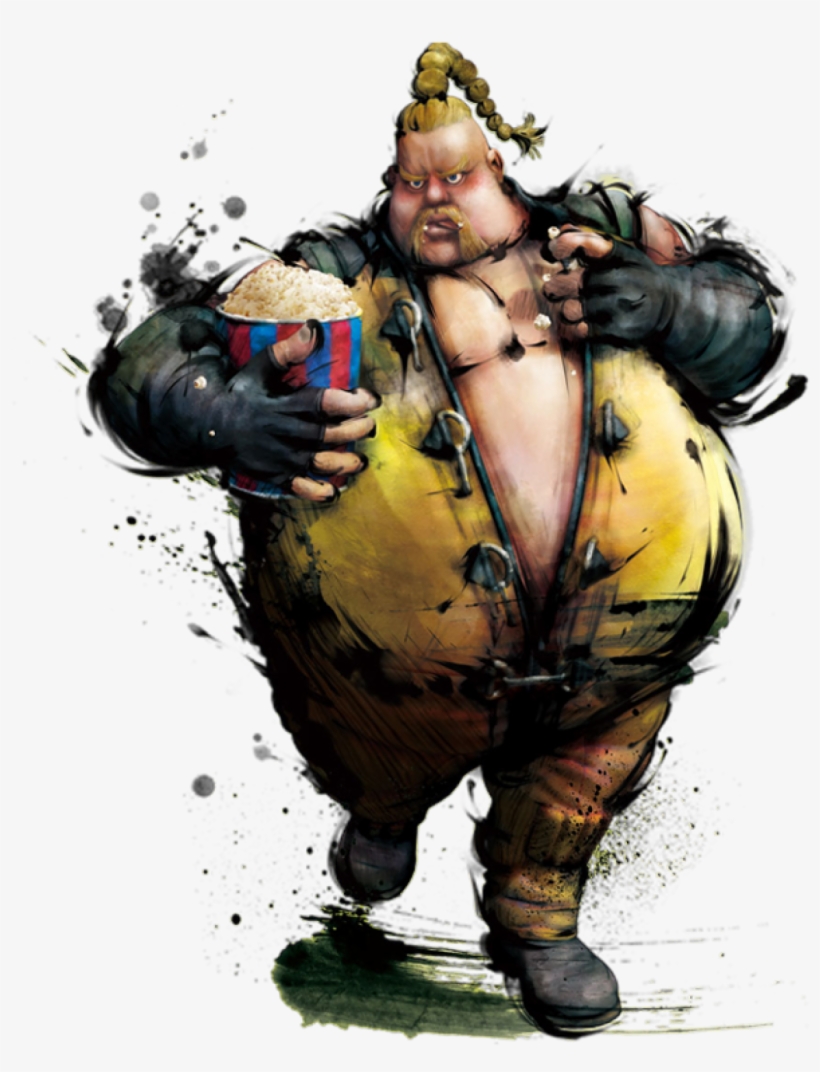 Download Rufus - Street Fighter Fat Character - HD Transparent PNG ...
