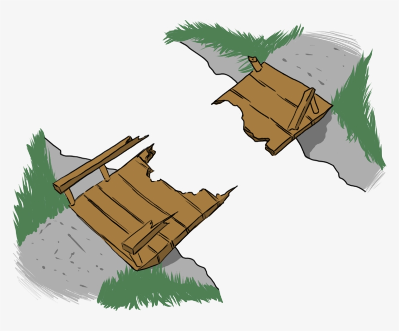 Brooklyn Bridge Silhouette Free Svg - Broken Bridge Clipart Transparent ...