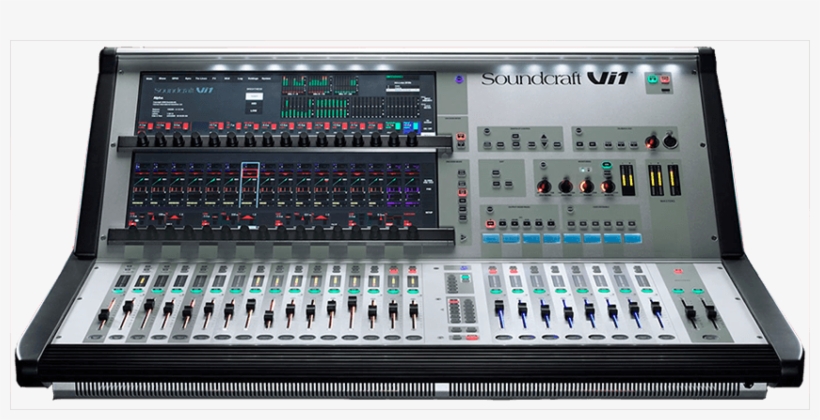 Vi1-front Original - Soundcraft Vi1 Transparent PNG - 850x394 - Free ...