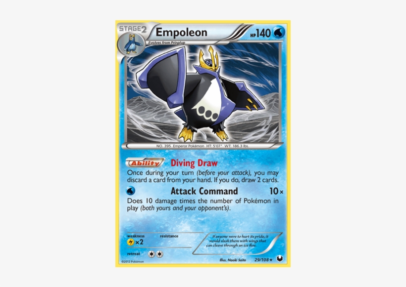 Empoleon 29/108 Bw Dark Explorers Holo Rare Pokemon - Draw Power ...