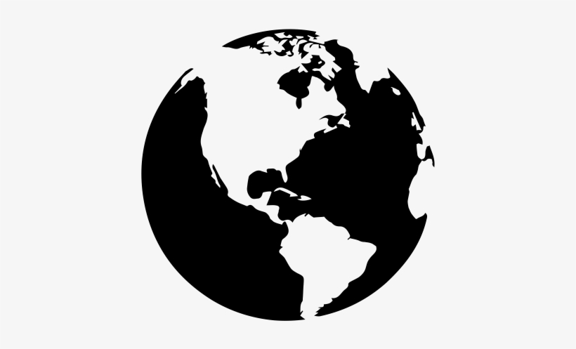 Download Earth Silhouette Png - World Map - HD Transparent PNG ...