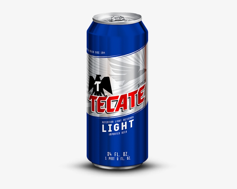 Tecate Light Can - Tecate Light 24 Oz Transparent PNG - 600x600 - Free ...