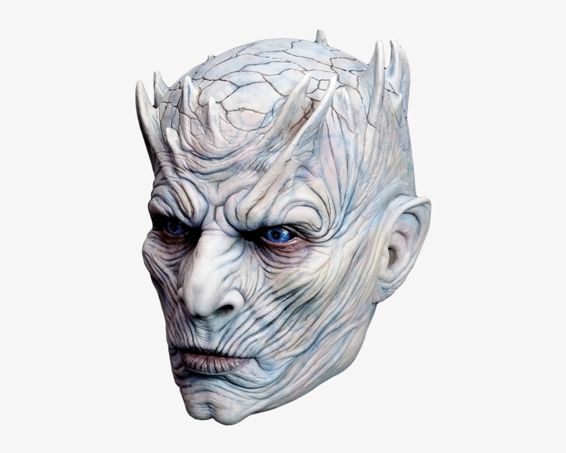 White Walker King Mask ↺ - Game Of Thrones Night King Mask Transparent ...