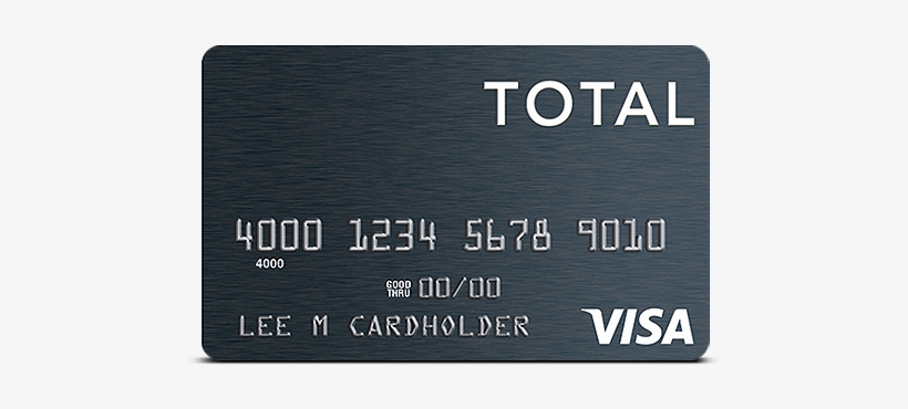 Total Visa® Credit Card Arrow - Total Visa Card Transparent PNG ...