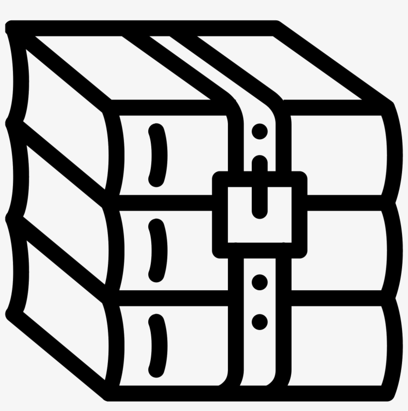 This Icon Depicts The Term Winrar - Winrar Black Icon Transparent PNG ...