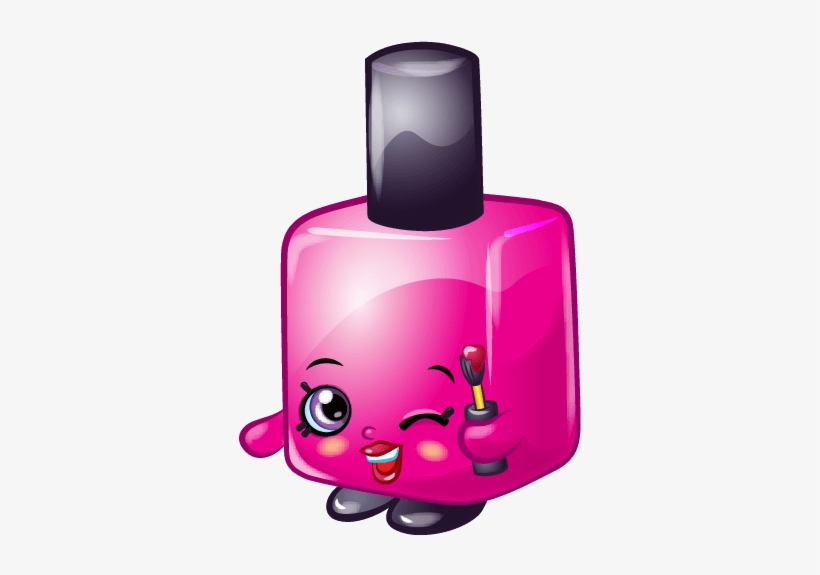 Polly Polish - Shopkins Polly Polish Transparent PNG - 576x495 - Free ...