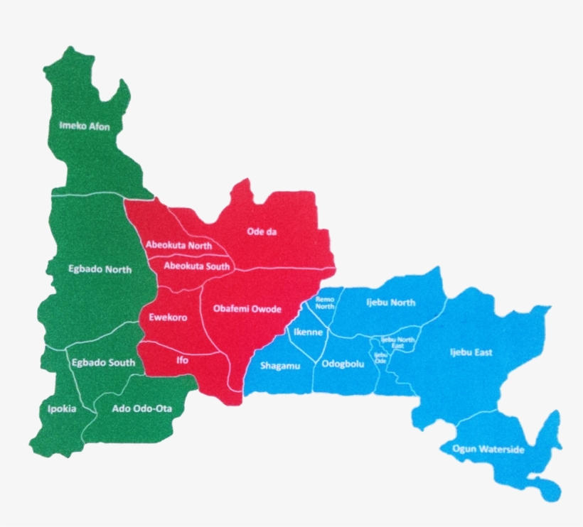At A Glance - Map Of Abeokuta North Transparent PNG - 986x846 - Free ...