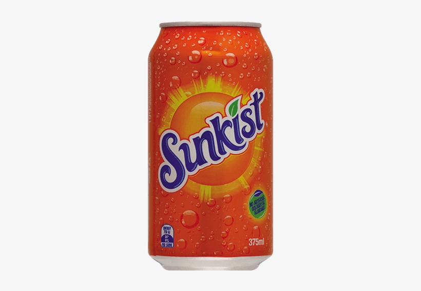 Description - Sunkist - Sunkist Orange Soda 12 Oz Transparent PNG ...