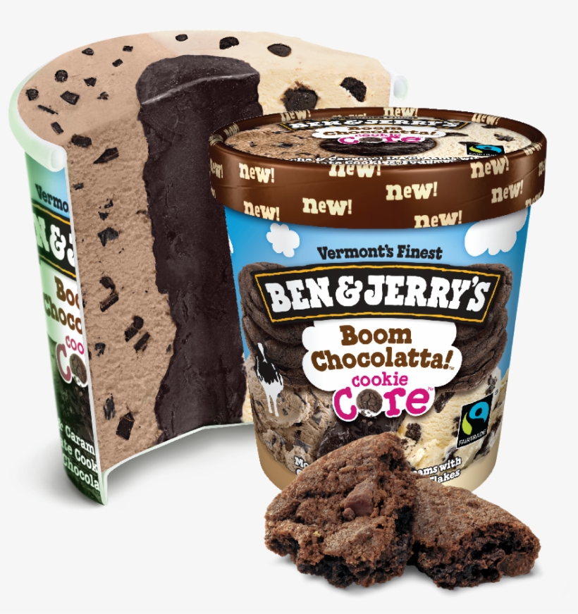 Ben & Jerry's Boom Chocolatta - Ben And Jerry's Core Transparent PNG ...