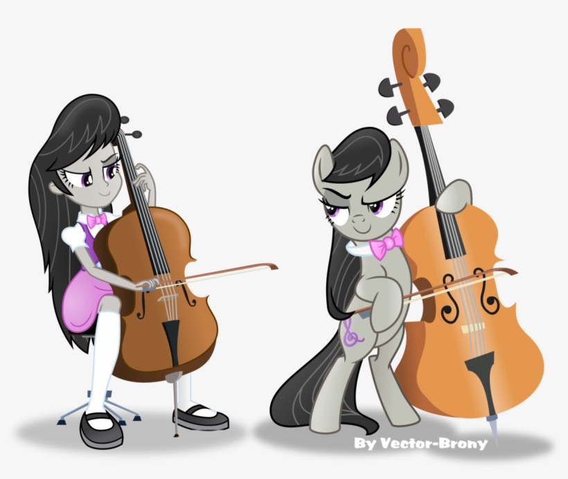 Vector-brony, Bow , Bowtie, Cello, Cello Bow, Cello - Octavia Pony ...