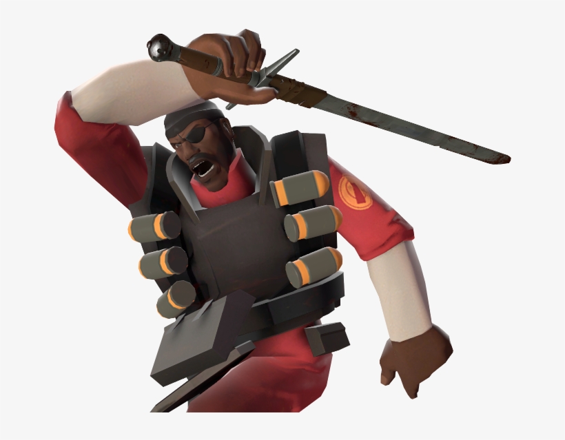 Decapitation - Team Fortress 2 Demoman With Sword Transparent PNG ...