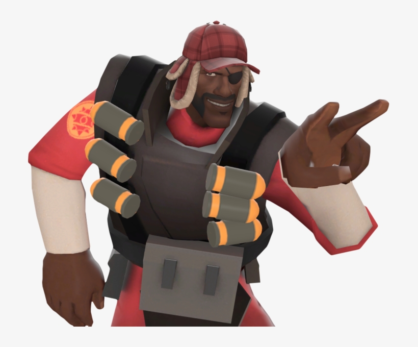709px-winter Woodsman Demoman - Tf2 Demoman End Of The Line Transparent ...