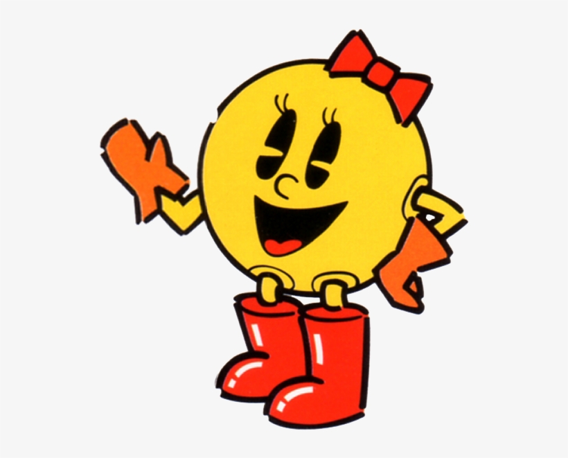 Ms - Pac-man - Pacman Transparent PNG - 552x601 - Free Download on NicePNG