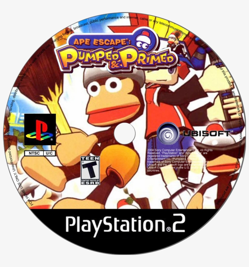 Ape Escape - Ape Escape Pumped And Primed Ps2 Transparent PNG - 800x800 ...