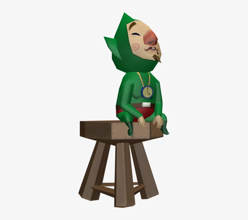 Tingle Figurine - The Legend Of Zelda: The Wind Waker Transparent PNG ...