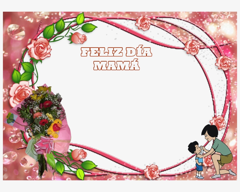 Marcos Photoscape Dia De La Madre - Picture Frame Transparent PNG ...