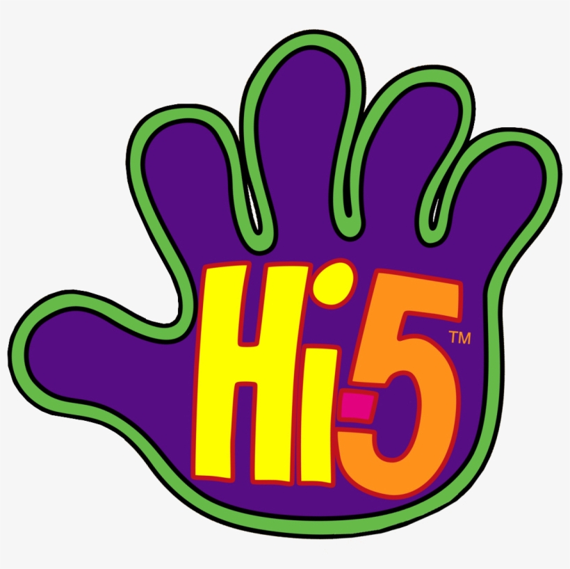 Nick Jr Logo 1999 Hi-5 - Hi 5 Clipart Transparent PNG - 1200x1074 ...
