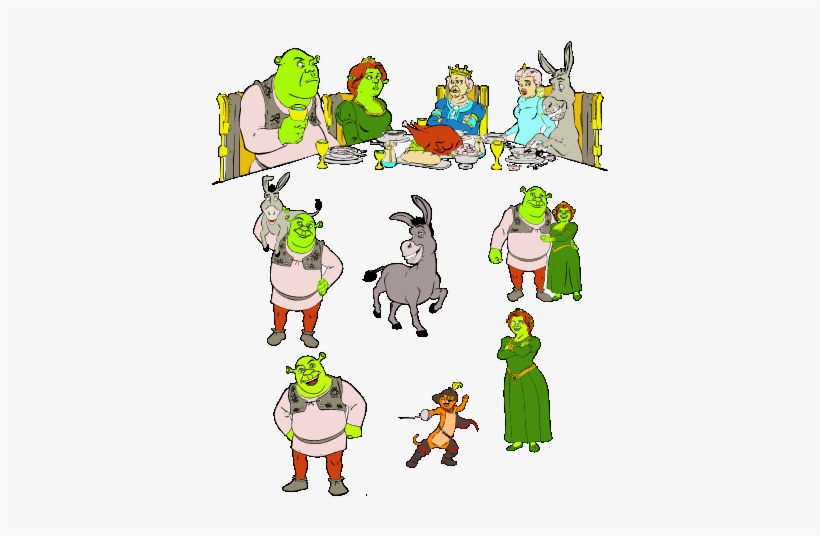Report - Valstick Shrek Cartoon Wall Decal Sticker 16 X 25 Transparent ...