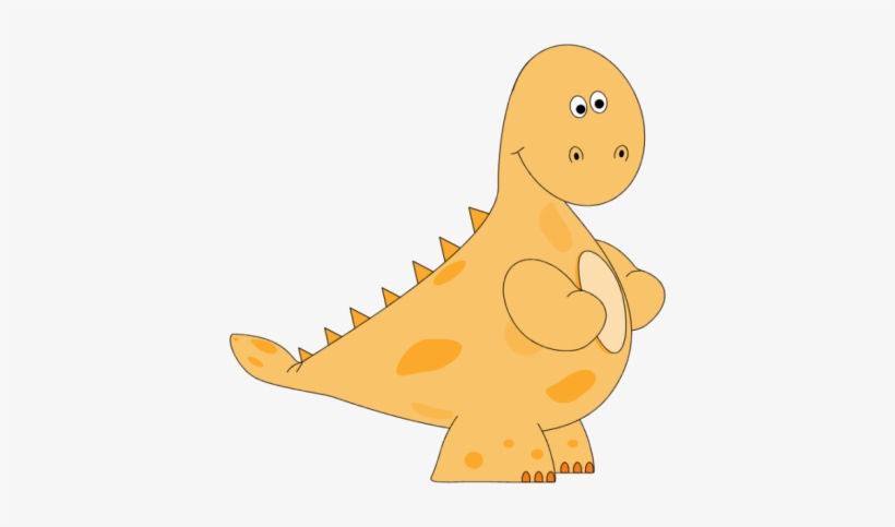 Yellow Dinosaur - Dinosaur Cute Clip Art Transparent PNG - 400x403 ...