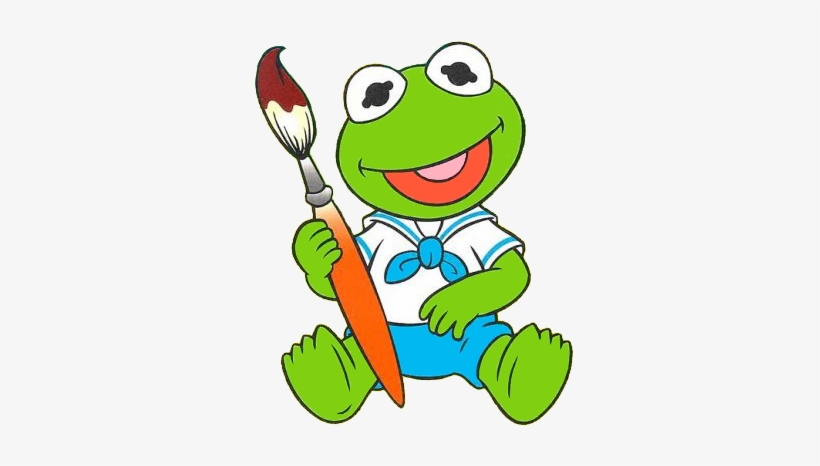 Baby Kermit As Tommy Pickles - Muppet Babies Clipart Transparent PNG ...