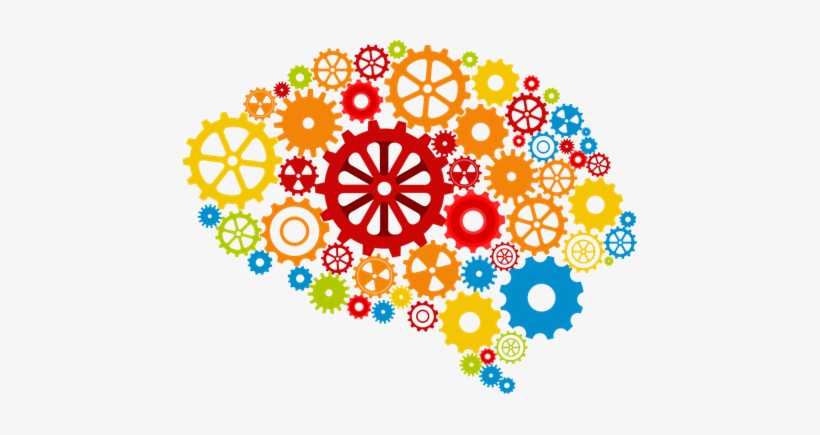 Smart Thinking Black And White Download - Brain Gears Png Transparent ...